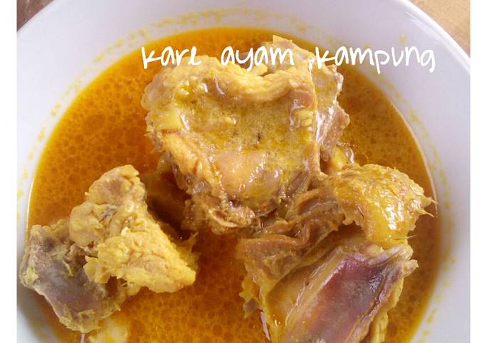 Resep Kare Ayam Kampung oleh Tuty Suyanto - Cookpad