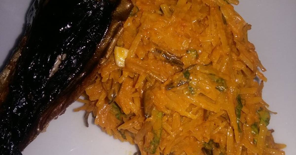 African Salad AKA Abacha with Smoked Fish Recipe by Amaka Udekwe - Cookpad
