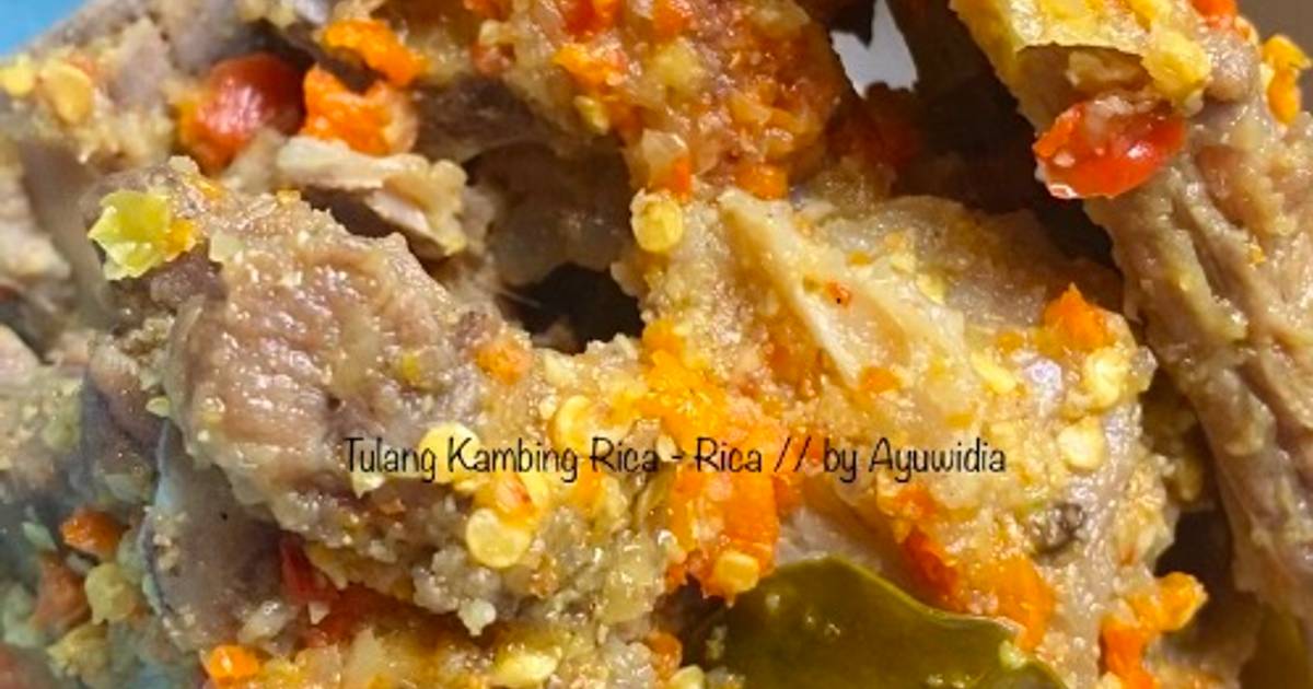 Resep Tulang Kambing Rica - Rica oleh Ayu Widia - Cookpad