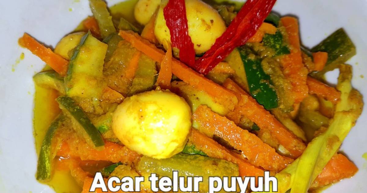 Resep Acar Telur Puyuh oleh Surraya Salim Attamimi - Cookpad