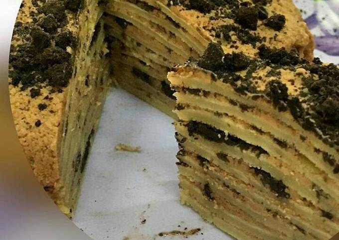 Resep Oreo Mille Crepes oleh Ailul - Cookpad