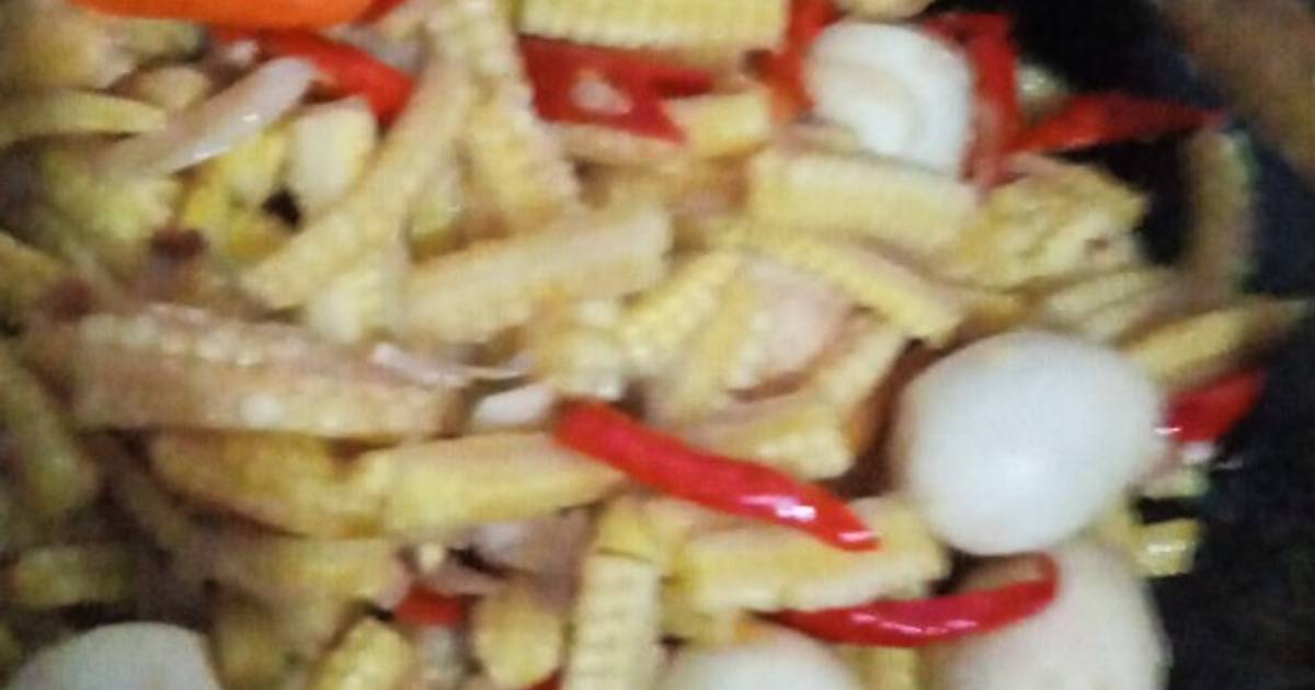 Resep Oseng Putren / jagung muda oleh Mamak Mahen - Cookpad