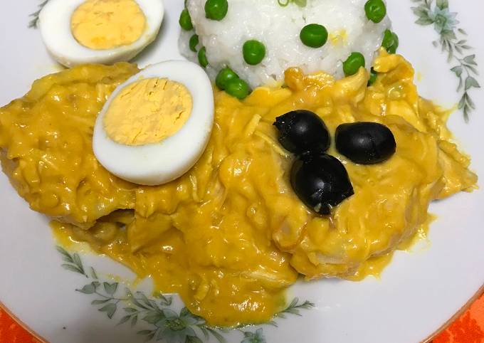 Ají de (pollo) Receta de yenit julia tajiri- Cookpad