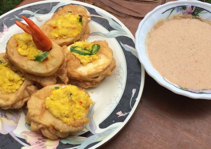 Resep Telur Pecel Isi Ayam oleh fitria.larasati - Cookpad