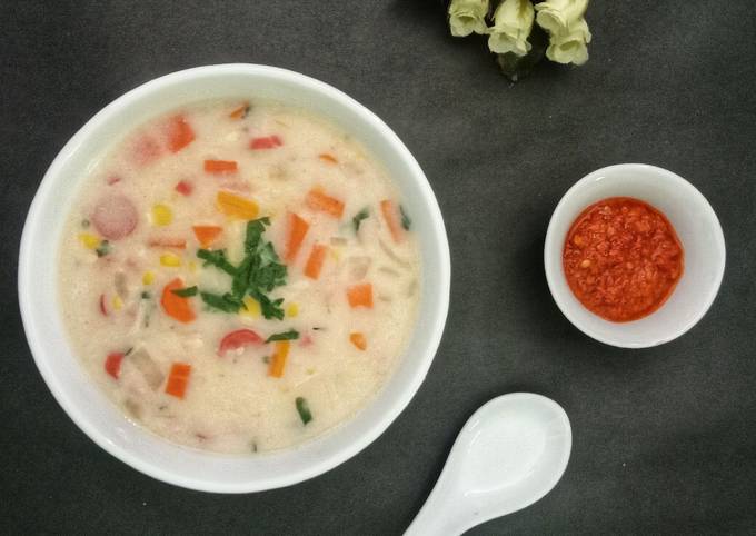 Resep Sup krim ayam oleh Roro Yulia - Cookpad