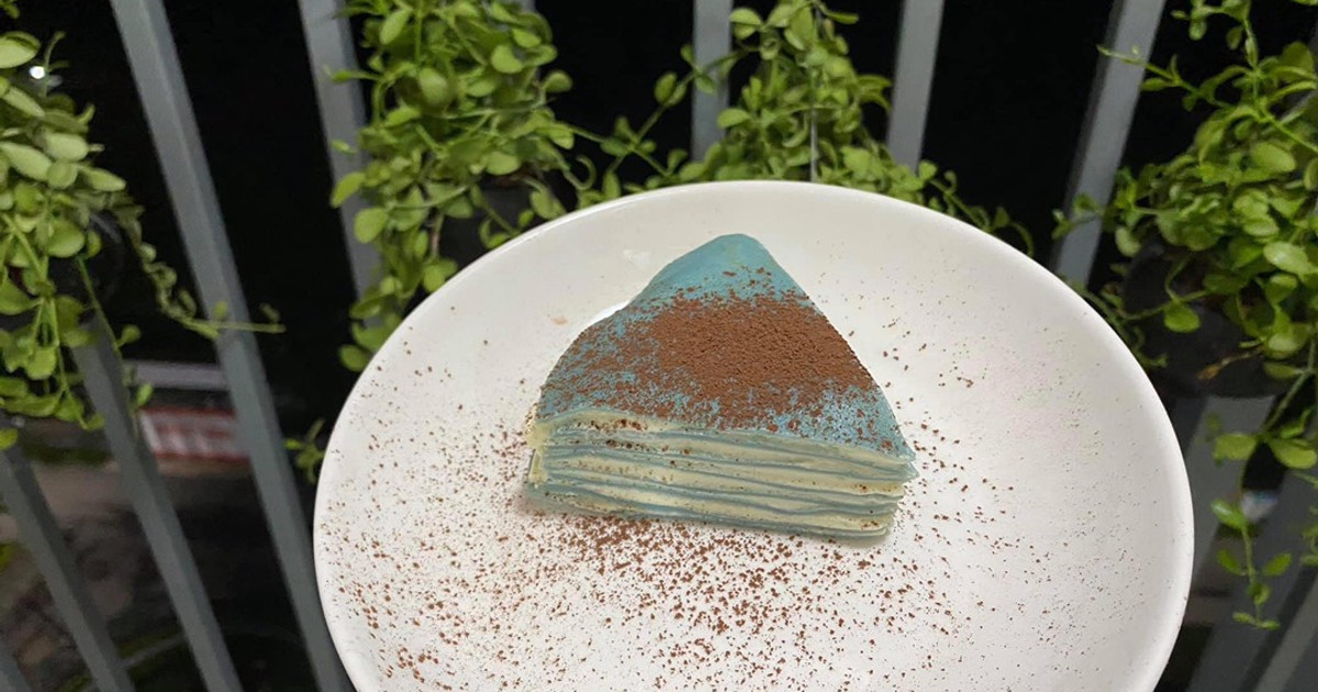 Cách Làm Món Bánh Kem Crep Hoa đậu Biếc của Lovely's Kitchen 🦊 - Cookpad