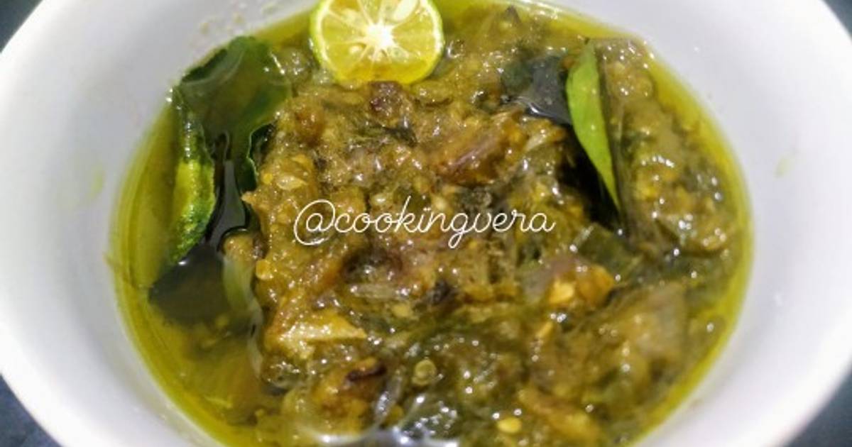 Resep Sambal Lado Ijo Daun Jeruk oleh Cooking Vera - Cookpad