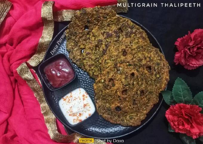 Multigrain Thalipeeth Recipe by Daxa Parmar - Cookpad