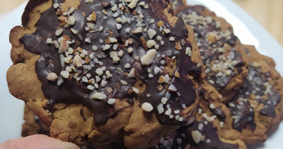 Galletas Con Nueces Almendras Y Chocolate Estilo Subway Receta de ...