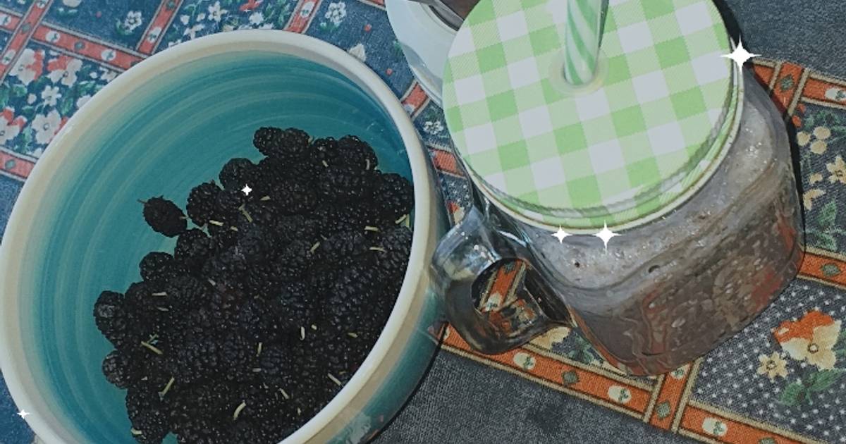 Jugo de mora con leche - 38 recetas caseras- Cookpad
