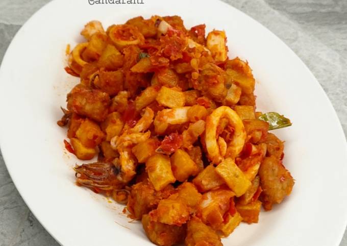 Resep Balado Cumi Kentang Tempe oleh andarani - Cookpad
