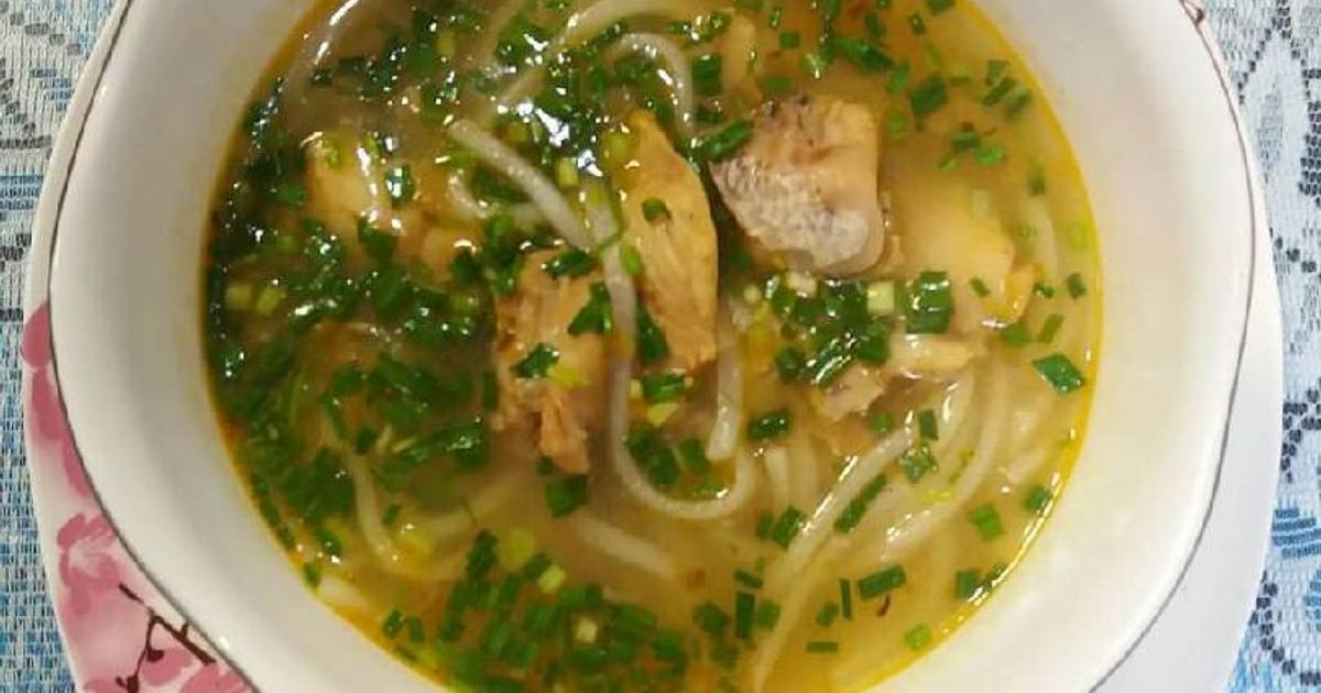 Chao Bot Banh Canh Ca Loc (Quang Tri Specialty) Recipe By Thủy Hoàng