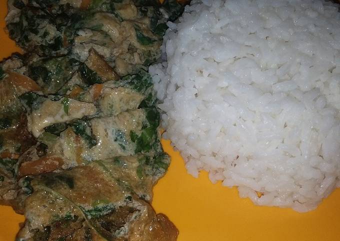 Resep Telur dadar bayam oleh ihat2 - Cookpad