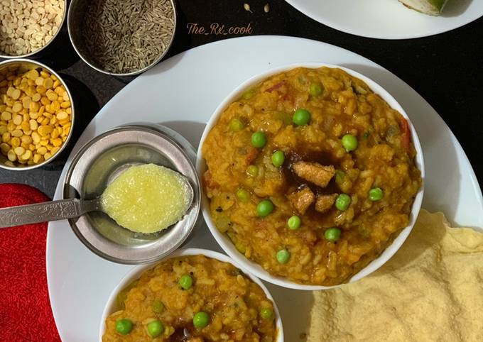 Bottle gourd sambar rice one pot meal Recipe by The_Rx_Cook - Cookpad