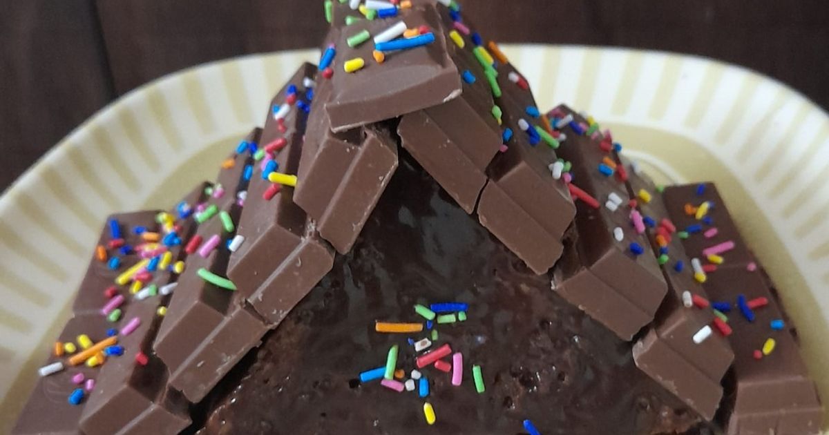 Mini Bread Pyramid Cake Recipe by Guruji Kitchen - Cookpad