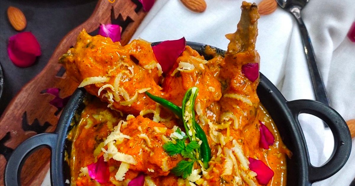 Chhanda Guha দ্বারা মখমলি দম চিকেন (Makhmali Dam Chicken Recipe In ...
