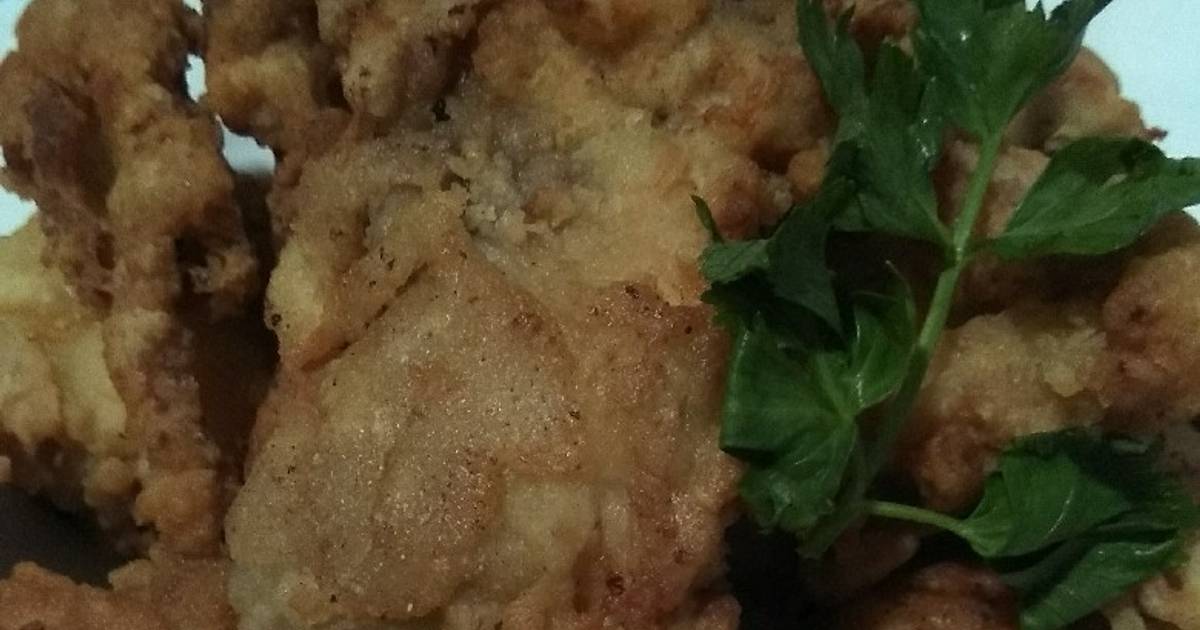 Resep Ayam Goreng Tepung oleh Emak e Cykim - Cookpad