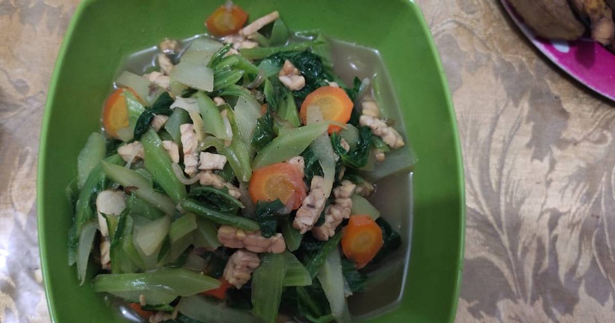 4 resep sayur jipang labu siam oseng dan tempe enak dan mudah - Cookpad