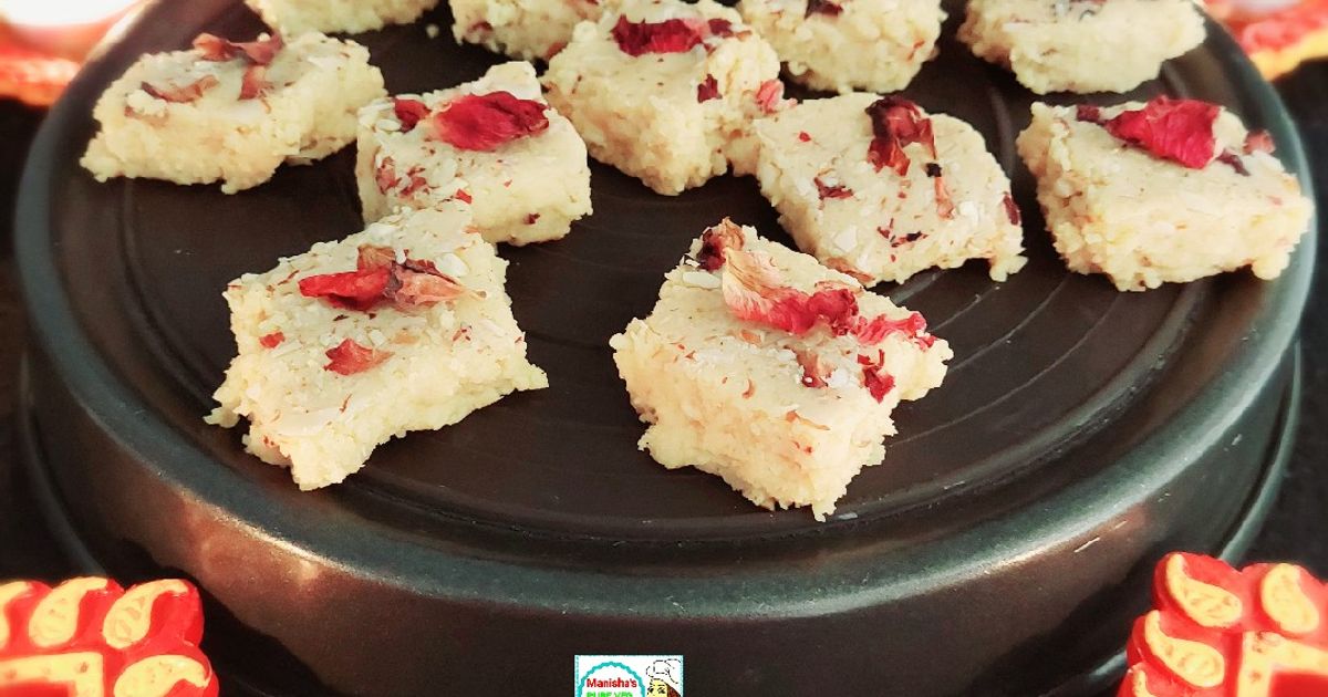 Manisha Sampat દ્વારા રેસીપી કચ્છી ગુલાબપાક (Kutchi Gulab Paak Recipe ...