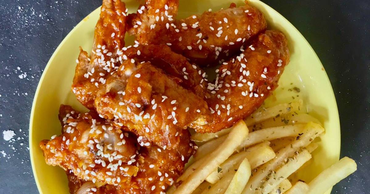 Resep Korean Chicken Wings oleh Oktha Viani - Cookpad