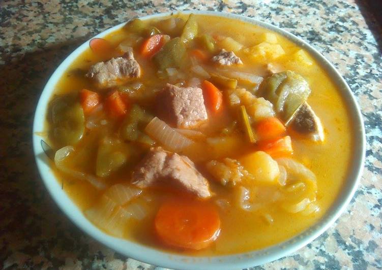 Guisado de carne y verduras Receta de ComeSano- Cookpad