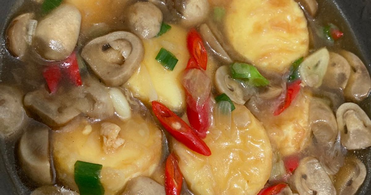 Resep tumis jamur merang dan tofu rumahan enak dan mudah - Cookpad