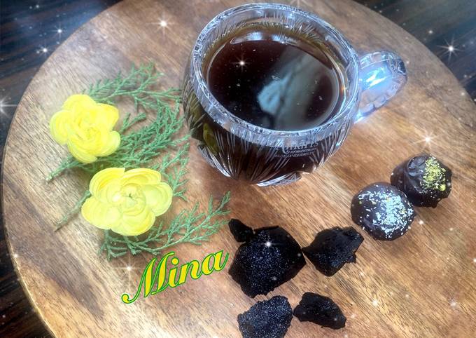 طرز تهیه دمنوش شیره ی شیرین بیان درمان معده درد ساده و خوشمزه توسط Mina