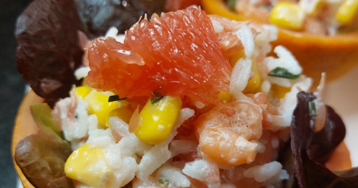 23 recettes faciles et rapides " entrée pamplemousse crevettes " - Cookpad