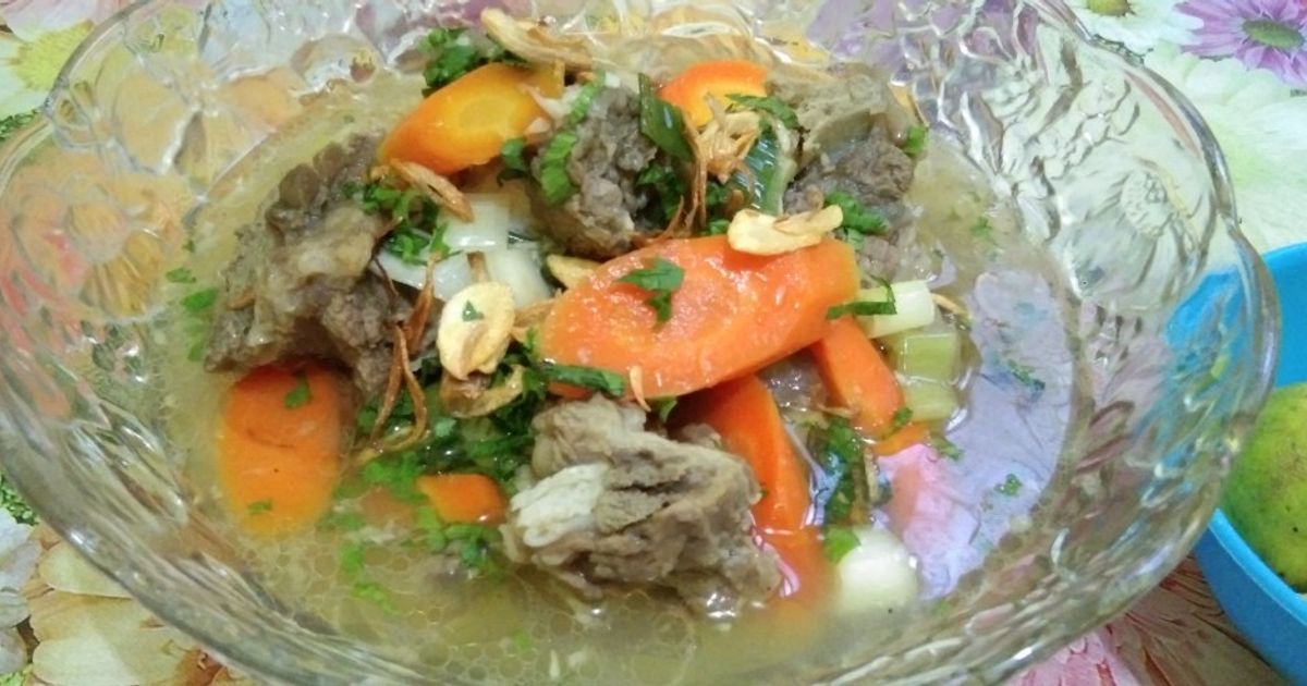 Resep Sop Buntut Sapi Mix #Made By Me oleh Rachelita - Cookpad