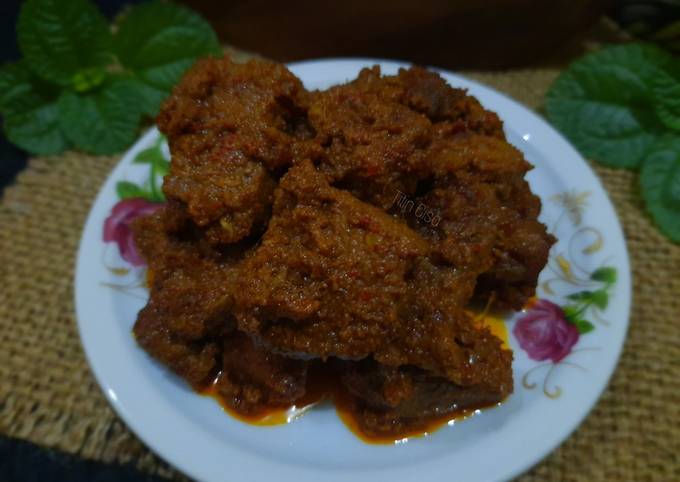 Resep Rendang Daging Bumbu Instant Oleh Titin Gisa Cookpad