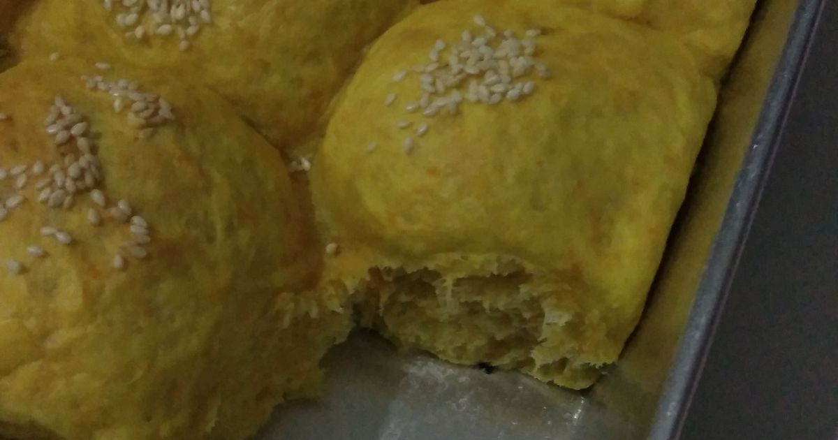 Resep Roti Labu A.K.A Pumpkins Bun oleh desi herlinawati - Cookpad