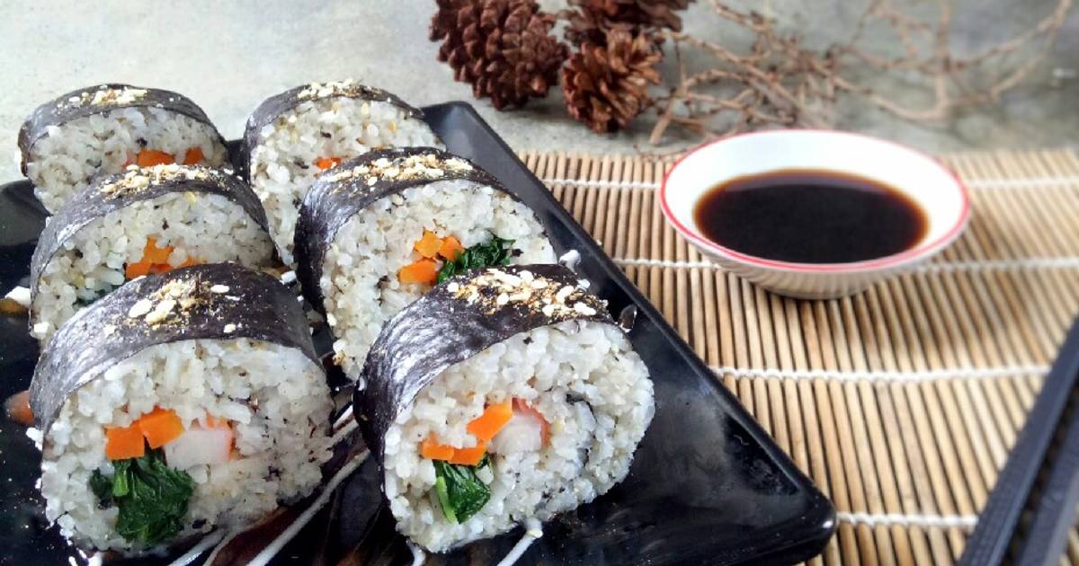 Resep Simple sushi Roll oleh Nirastorytummy - Cookpad