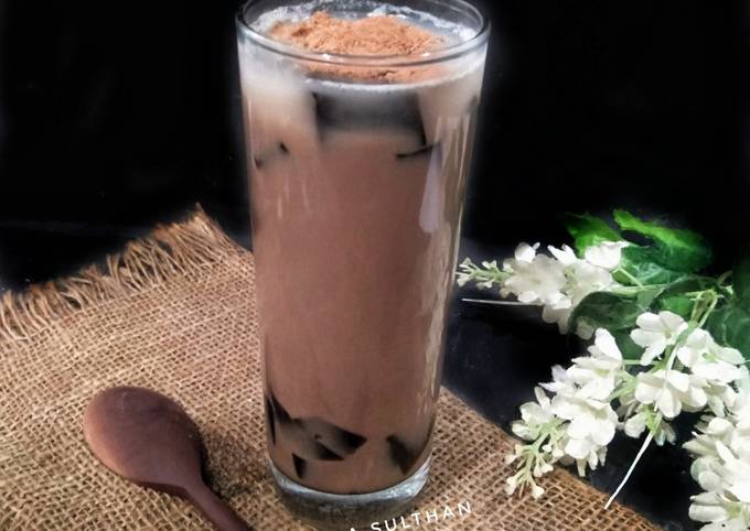 Resep Grass Jelly Choco Milk oleh farida Sulthan 🇮🇩 (IG. Malika02782 ...