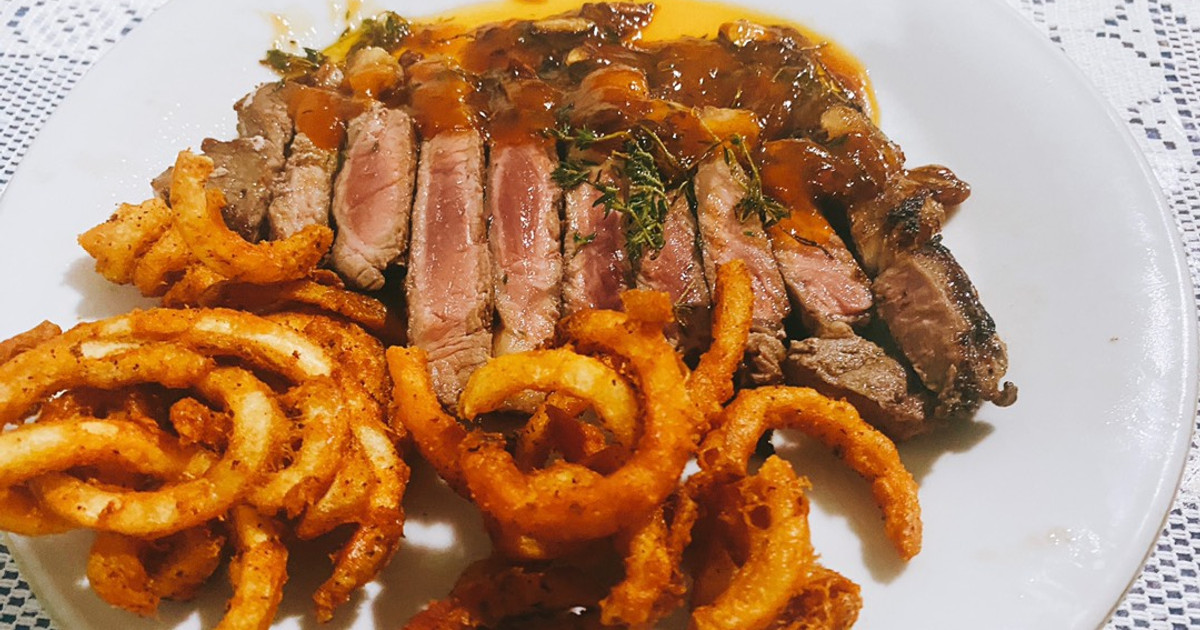 Resep Sirloin Steak With Barberque Butter Sauce oleh Agustin Adis ...