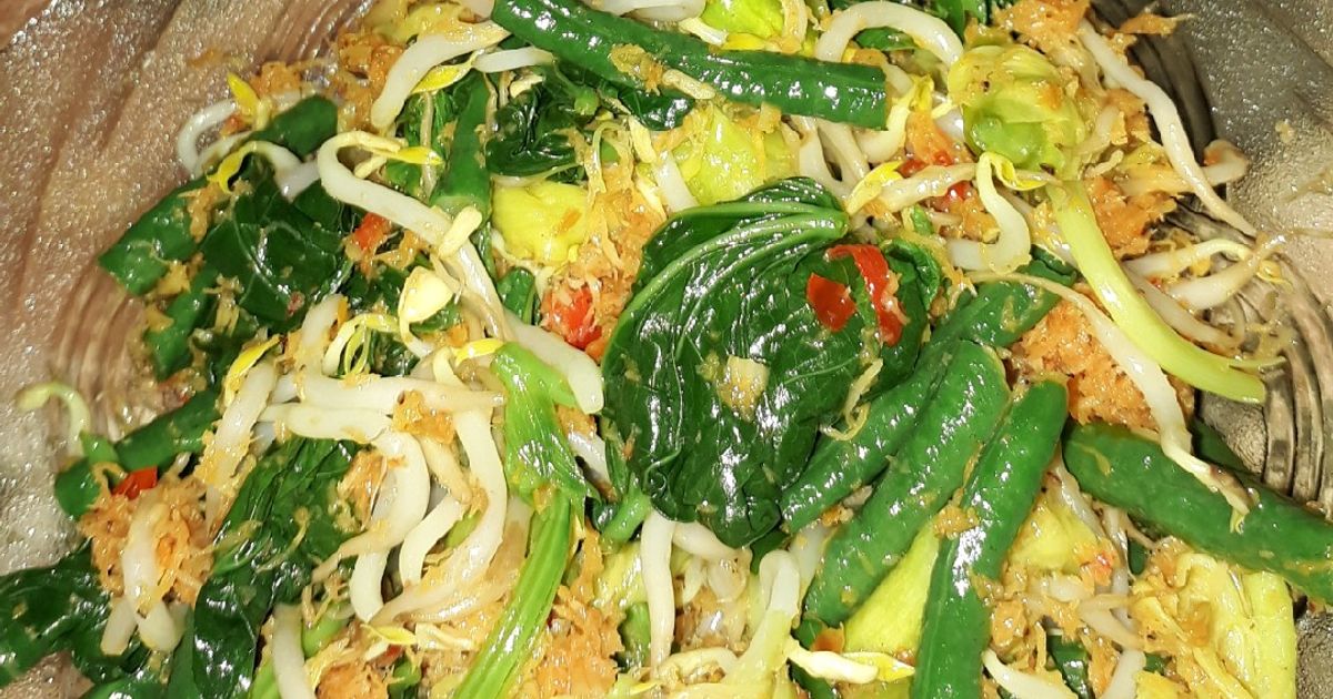 Resep Gudangan Lembayung + Bunga Turi oleh dapur sera - Cookpad