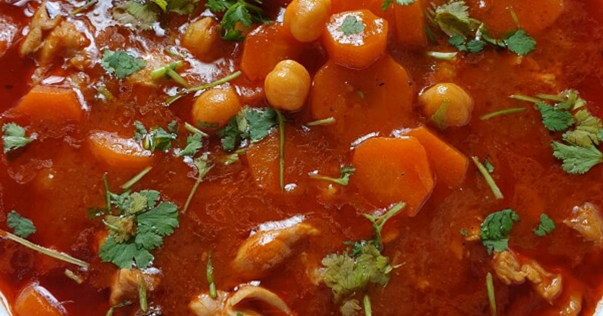 Sopa de garbanzos Receta de AMY Con Sus Recetas Tradicionales Modernas ...