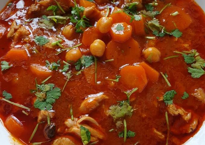 Sopa de garbanzos Receta de AMY Con Sus Recetas Tradicionales Modernas ...