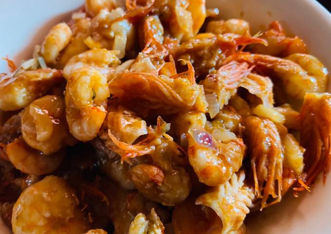 Resep Udang Saus Merah oleh Desyeri - Cookpad