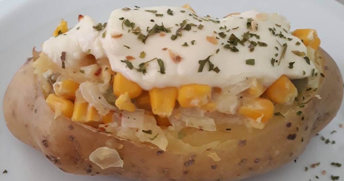 Papa rellena Receta de Flor Torrese- Cookpad