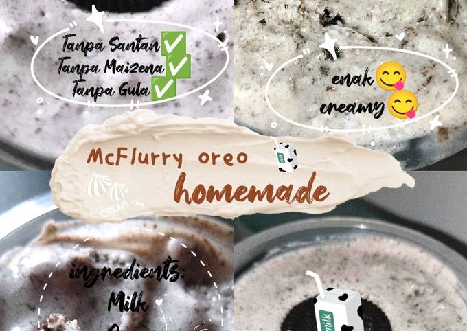 Resep McFlurry oreo homemade oleh Yuni Aprilia - Cookpad