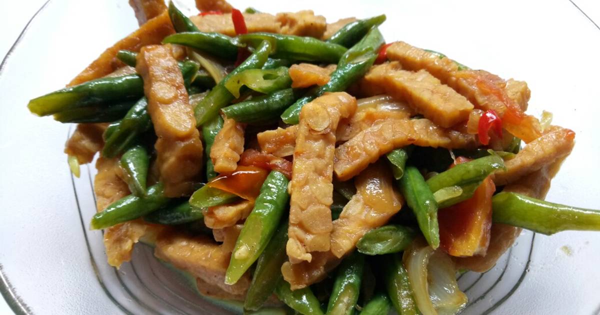 Resep Oseng Kacang Panjang + Tempe oleh Nurul Rahmawati - Cookpad
