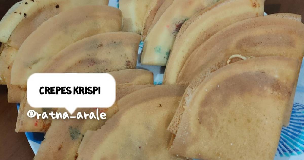 379 resep crepes crispy enak dan sederhana ala rumahan - Cookpad