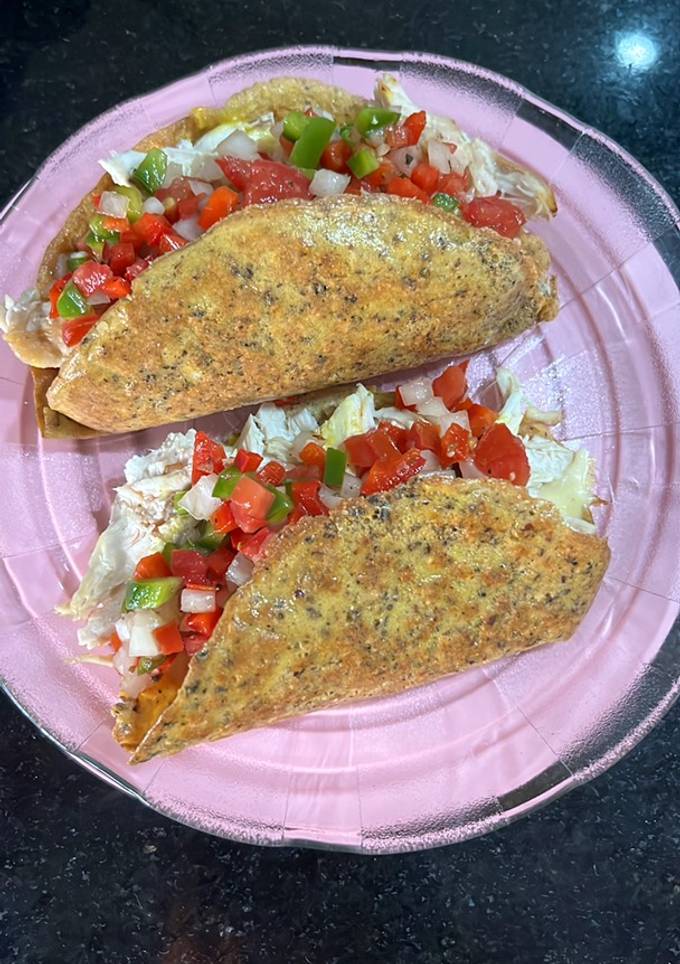 Tortillas para tacos keto Receta de Mare- Cookpad