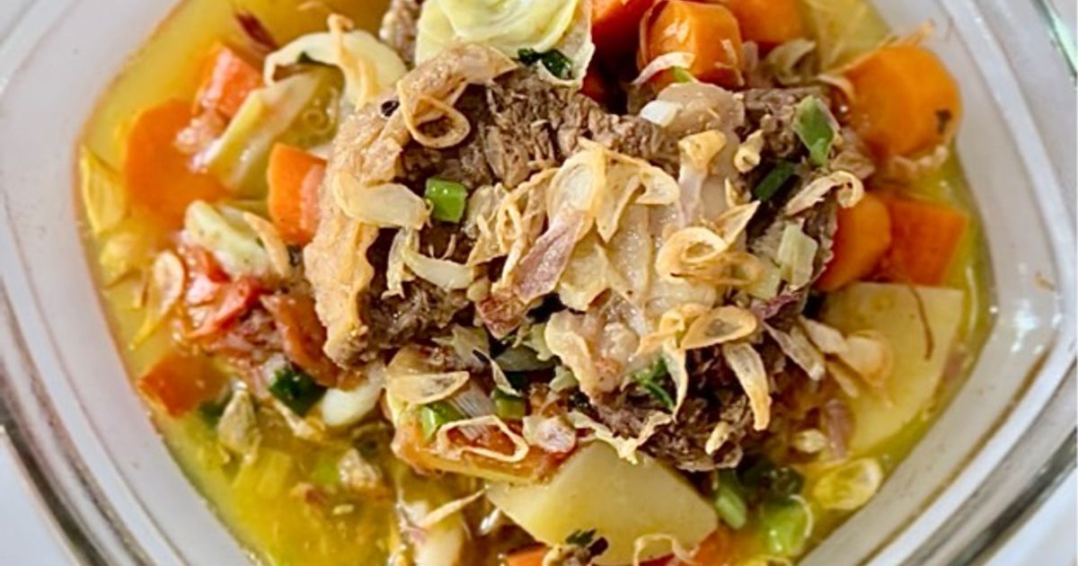 Resep sop tulang sapi padang rumahan enak dan mudah - Cookpad