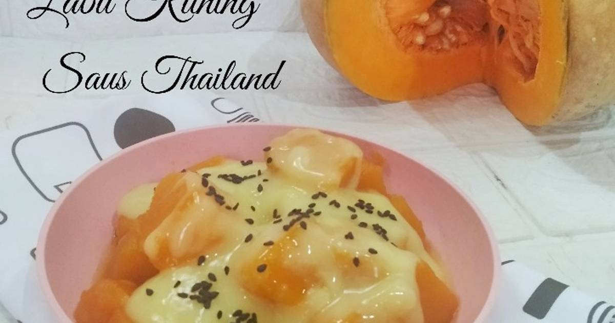 Resep *Labu Kuning Saus Thailand* oleh ati dewanthi - Cookpad