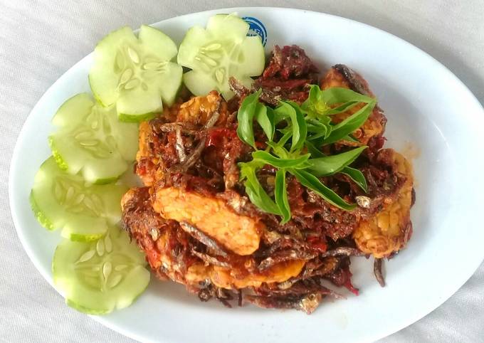 Resep Sambal Teri Tempe oleh Ny. Indra - Cookpad