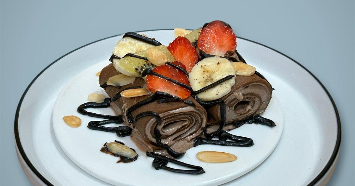 Resep Mini Chocolate Roll Crepes oleh Elia Wahid - Cookpad