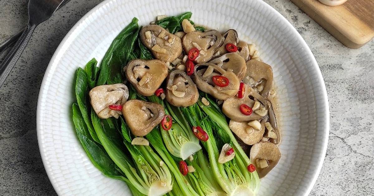 213 resep pokcoy jamur merang enak dan mudah - Cookpad