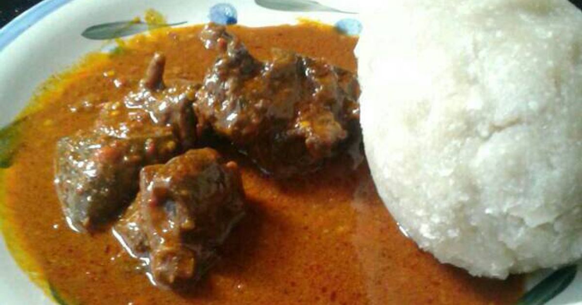 Plain Ogbono Soup And Goat Meat Recipe by Thereza Ukamaka - Cookpad