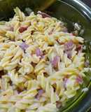 Resep pasta fusilli carbonara jamur rumahan enak dan mudah - Cookpad
